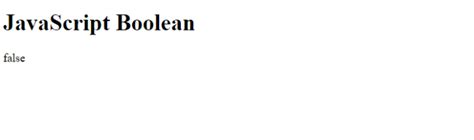 Javascript Booleans Studyopedia
