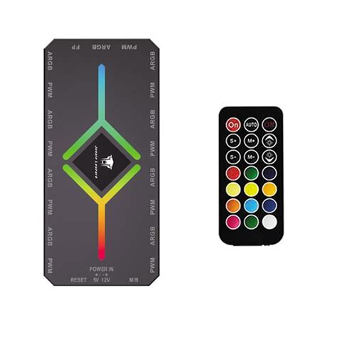 Amazon Com ShakingTank ARGB And PWM HUB 9 PortsFor A RGB PWM Case Fan Hub With Controller And