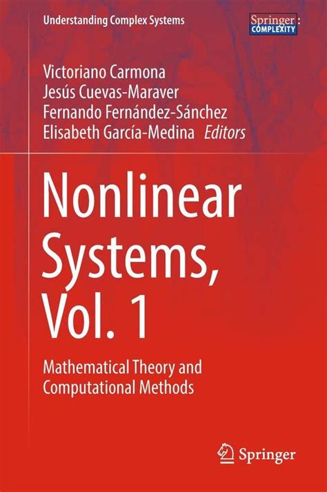 Understanding Complex Systems Nonlinear Systems Vol 1 Ebook 9783319667669