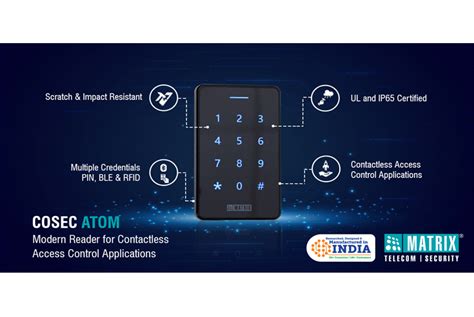 Matrix Cosec Atom Rd100k Reader Simplifying Access Control