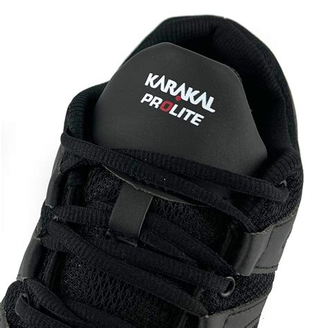 Karakal Kf Prolite Court Black Shoes Black Squash Shoes Karakal