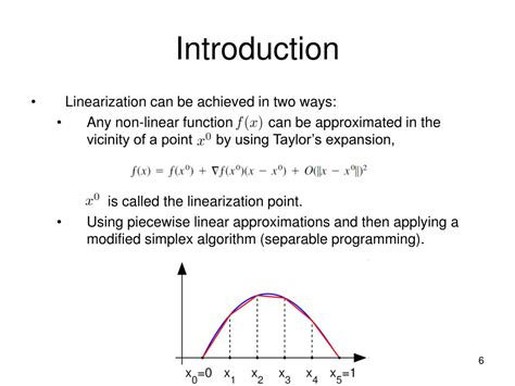 Ppt Chapter 8 Linearization Methods For Constrained Problems Powerpoint Presentation Id1197953