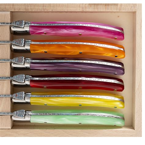 Multi Color Knife Set Blue Print