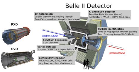 Cross Section Of The Belle Ii Detector With Its Sub Detector Systems