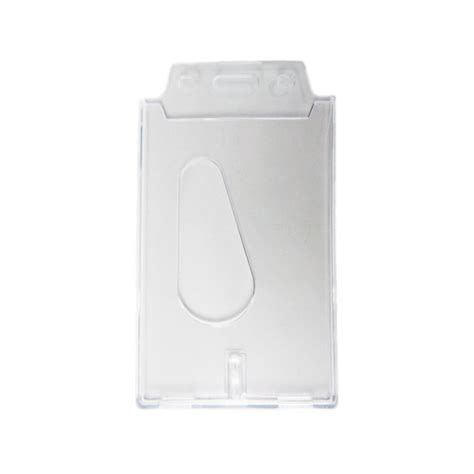 Пластиковий бейдж 100х60 мм для смарт карт прозорий 50 шт фото відгуки характеристики