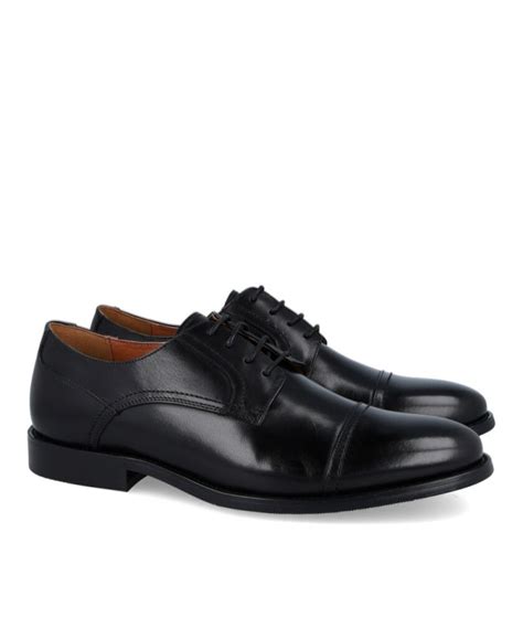 Zapatos Negros Con Cordones Catchalot Sh8015 3 Para Hombre
