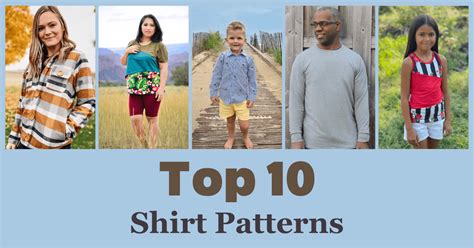 Top 10 Shirt Patterns Our Best Shirt Sewing Patterns