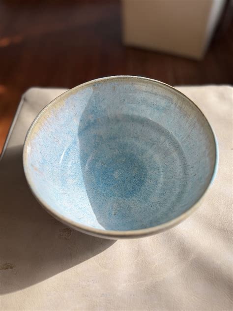 Mayco Ceramic Glaze Combo Sw166 Norse Blue Over Sw118 Sea Salt Seramik