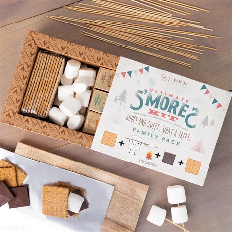 Smores Kit By Astor Chocolate Smore Kit For Fire Pit