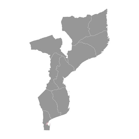 Mapa Da Cidade De Maputo Divisão Administrativa De Moçambique