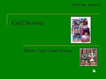 PPT Girl Scouts PowerPoint Presentation Free To View Id Ba C ZDc Z