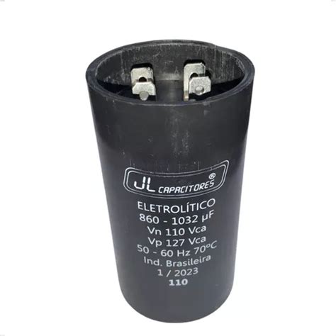 Capacitor Eletrolítico 860 1032 Uf 110v Jl Capacitores