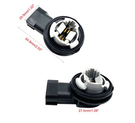 2pcs New Turn Signal Socket Parking Signals Light Sockets Bulbs Holder Connector Ebay Australia
