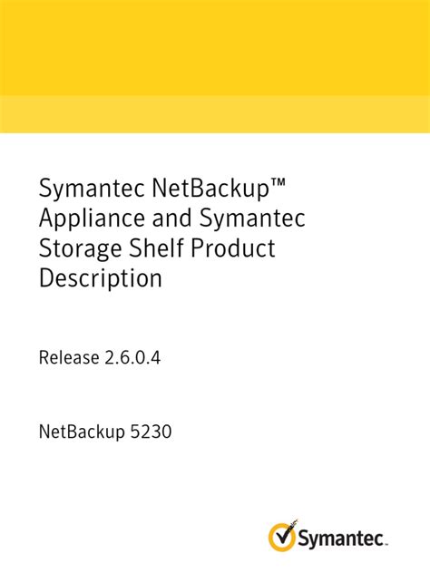 Netbackup 5230 Appliance Product Description 2604 Pdf Computer