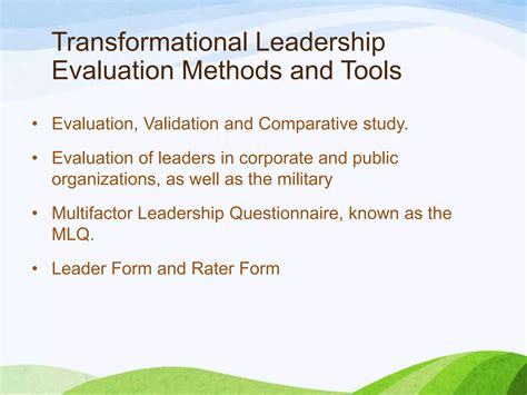Transformational Leadership Ppt 2 Pptx