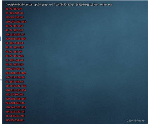 Linux中如何提取日志文件中的所有ip地址？在log文件中查找所有ip Csdn博客