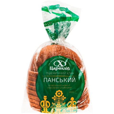 Хліб Цар Хліб Панський пшеничний нарізний 400 г купити онлайн замовити в магазині Varus