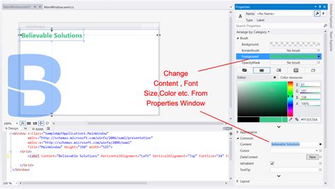 How To Create A Wpf Application In Visual Studio With C