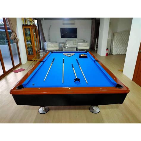 1 Set Brand New Standard Black Billiard Table With Complete Of