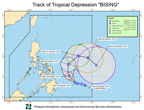 Bagyong Bising Pagasa Weather Update February 4 2017