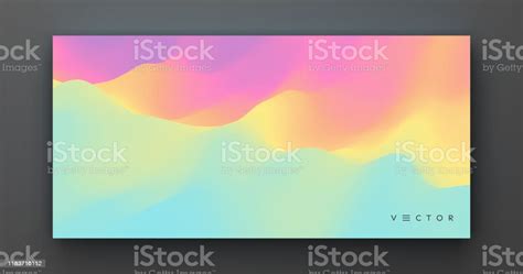 동적 효과가있는 추상적 인 배경 생생한 그라데이션이 있는 크리에이티브 디자인 포스터 광고 마케팅 프리젠 테이션을위한 벡터 일러스트 레이션 모바일 화면 0명에 대한 스톡 벡터