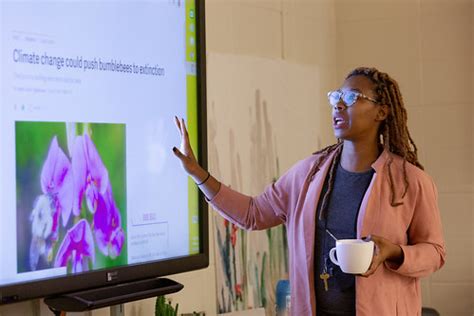 Middle School Teacher At Smart Board A Middle School Scien… Flickr