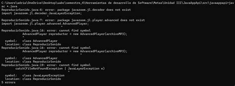 Compilation How Can I Fix This Package X Does Not Exist And Import The Jlayer Lib In A Java