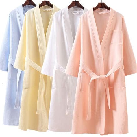 Five Star Hotel Dressing Gown Spring And Summer Pure Cotton虎窝淘