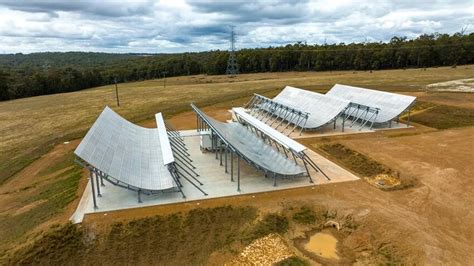 Aerial View Of The Two S Band Active Phased Array Radars At The West