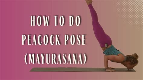 Mayurasana Steps