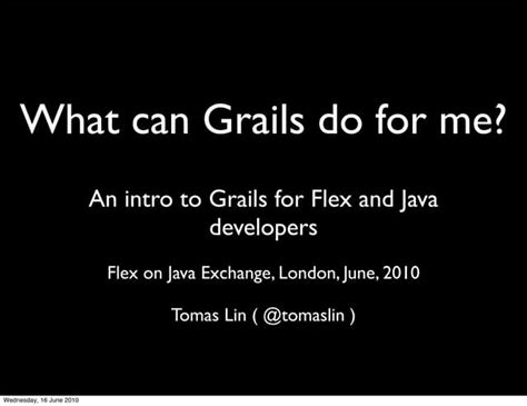 Tomas Grails Pdf Web Development Internet