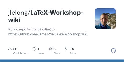 Github Jlelonglatex Workshop Wiki Public Repo For Contributing To James