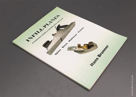 Book “infill Planes” By Hans Brunner 102132 Jim Bode Tools