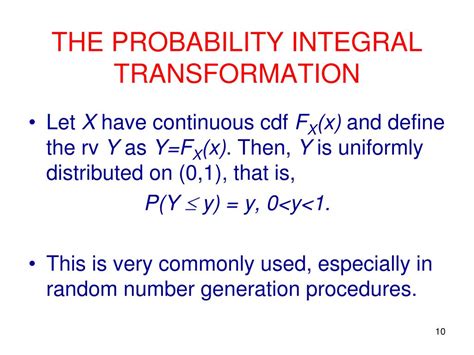 Ppt Transformation Of Function Of A Random Variable Powerpoint