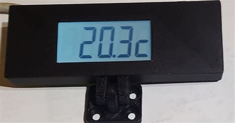 Ht1621 7 Segment Lcd Case By Gazz292 Download Free Stl Model