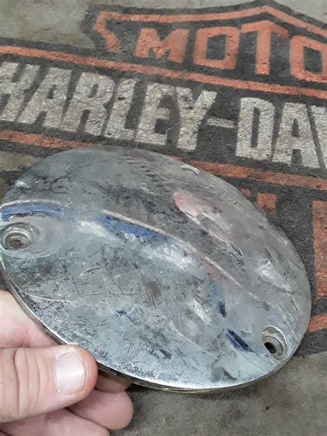 Harley Shovelhead Evo Flh Flt Softail Fxr 3 Hole Derby Cover For 1970