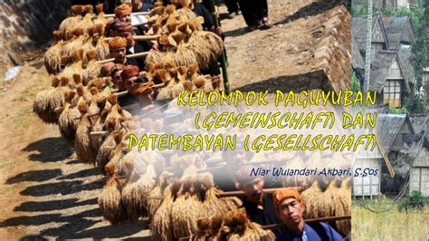 Ppt Kelompok Paguyuban Gemeinschaft Dan Patembayan Gesellschaft Ppt