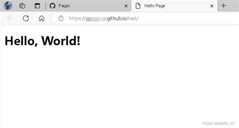 创建github Pages 仓库 Csdn博客