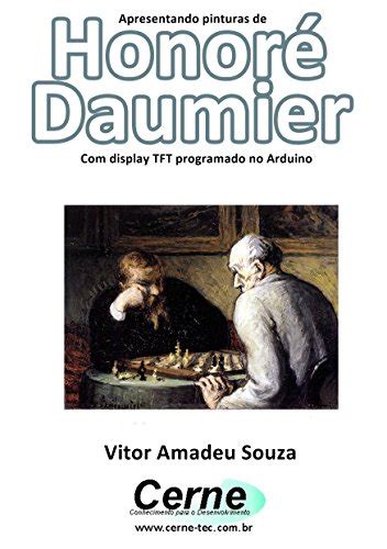 Apresentando Pinturas De Honoré Daumier Com Display Tft Programado No