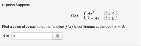 Solved 1 Point Suppose F X 1 X2 If X 2 5 Find A Chegg Com