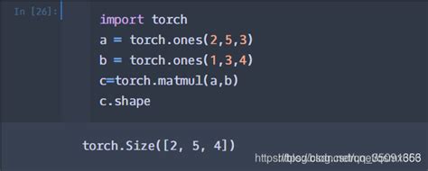 Pytorch函数mm Mul Matmul区别torchmm Matmul区别 Csdn博客