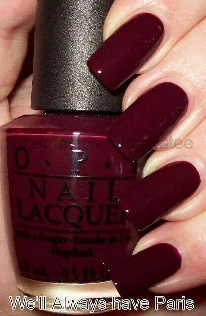 Dark Red Nail Polish Colors