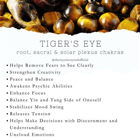 Tigers Eye Meaning Mystic Crystal Dream Tiger Eye Eye Meaning