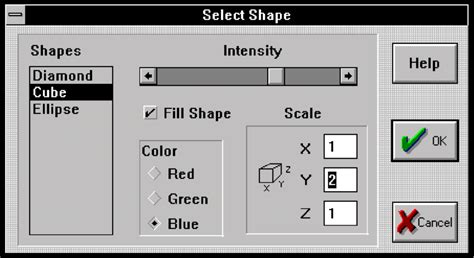 Figure D 2 Windows Dialog Box For Selecting Shape Properties Download Scientific Diagram