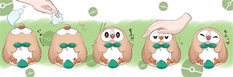 Rowlet Pokemon And More Drawn By Gatsuwo Danbooru