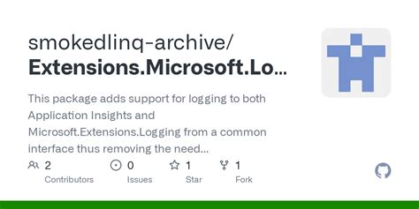 github smokedlinq archive extensions microsoft logging