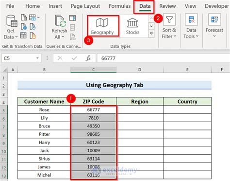 How To Map Excel Data By Zip Code 2 Easy Methods