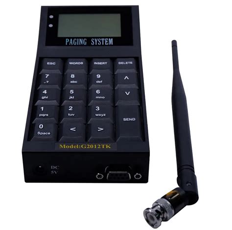 Pocsag Program Multifunction Wireless Beeper 4 Lines Alpha Numeric Pager Emergency Text Receiver