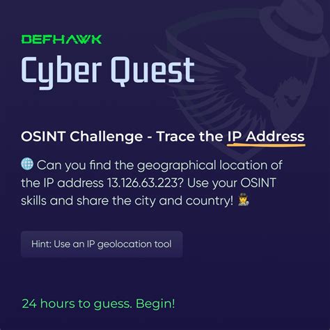 Defhawk On Linkedin Quest Cybersecurity Infosec Osint Ctf Hacking Soc Email Security