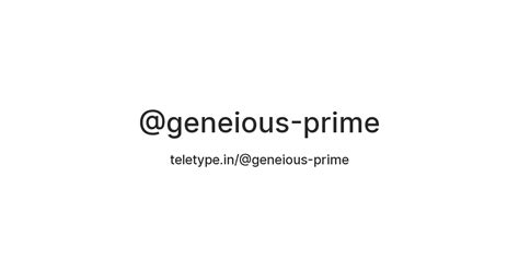 Geneious Prime — Teletype